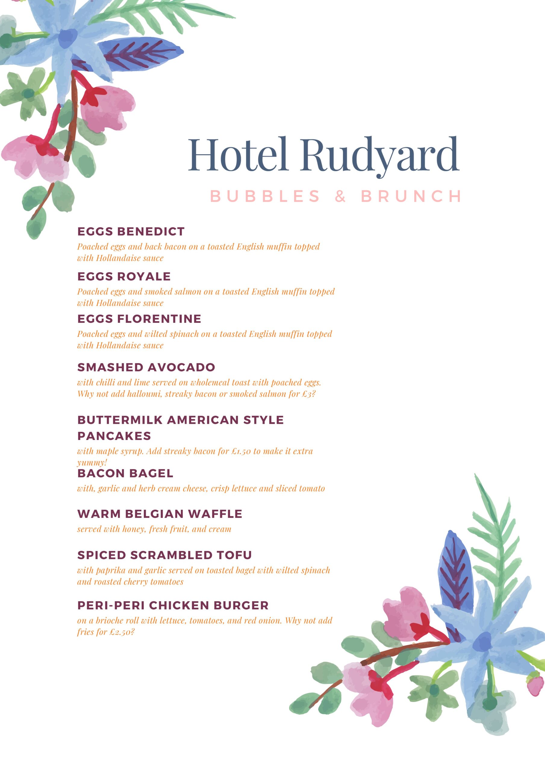 Our Food - Hotel Rudyard