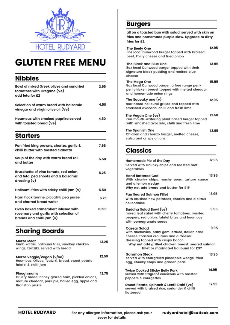 Our Food - Hotel Rudyard